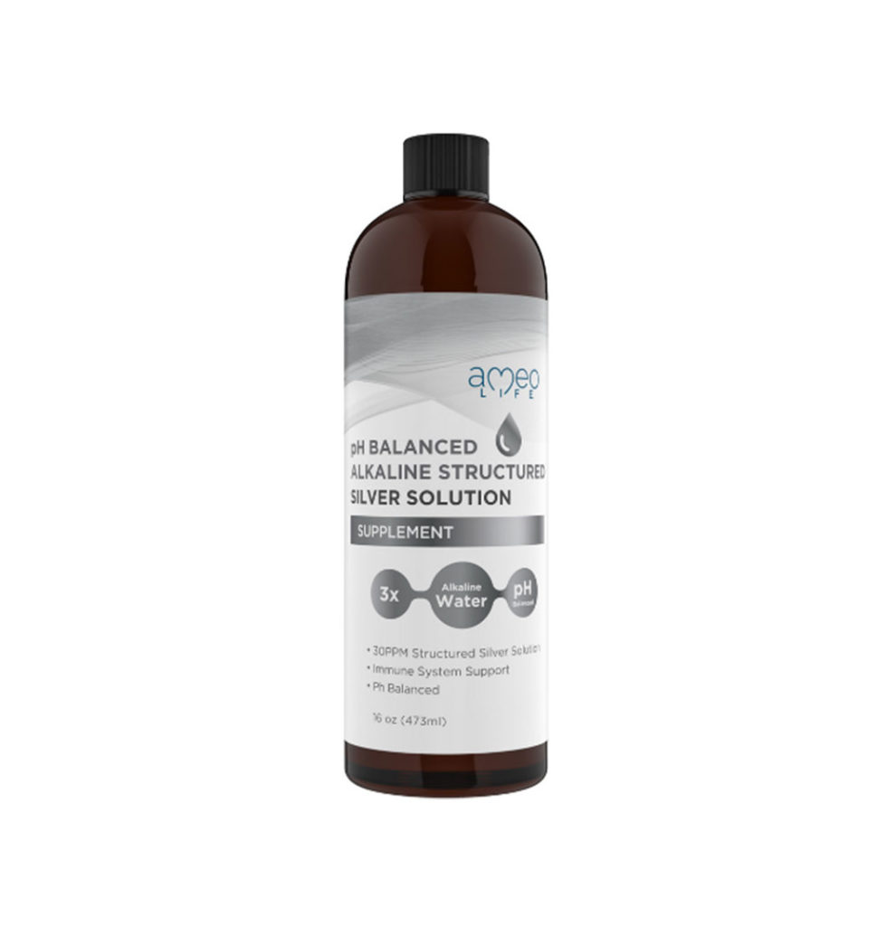 Ameo Life pH Balanced Alkaline structured silver solution - Dave Asprey Box